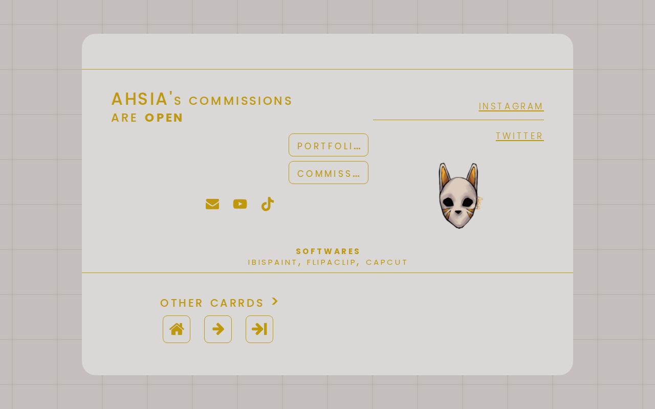 ahsia's art website